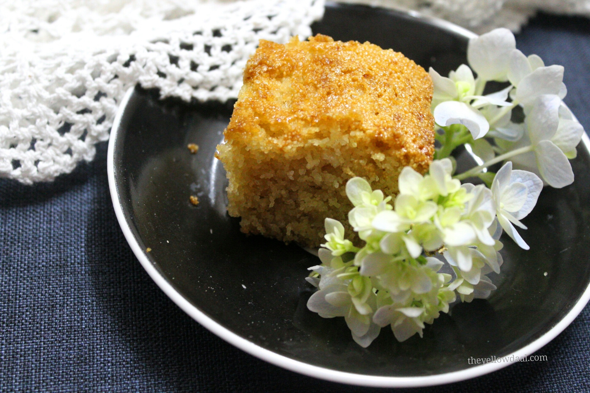 Eggless Sooji Cake